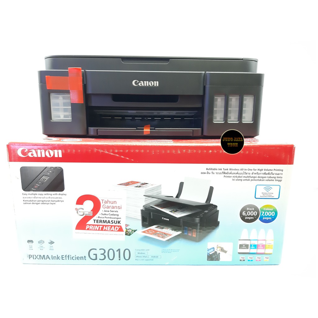Jual Printer canon G3010, print, scan, copy, wifi | Shopee Indonesia
