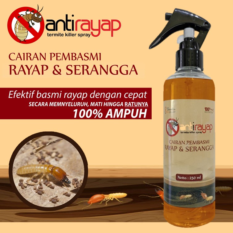 Jual Obat Anti Rayap 250ml Spray (Free Bubble Warp) | Shopee Indonesia