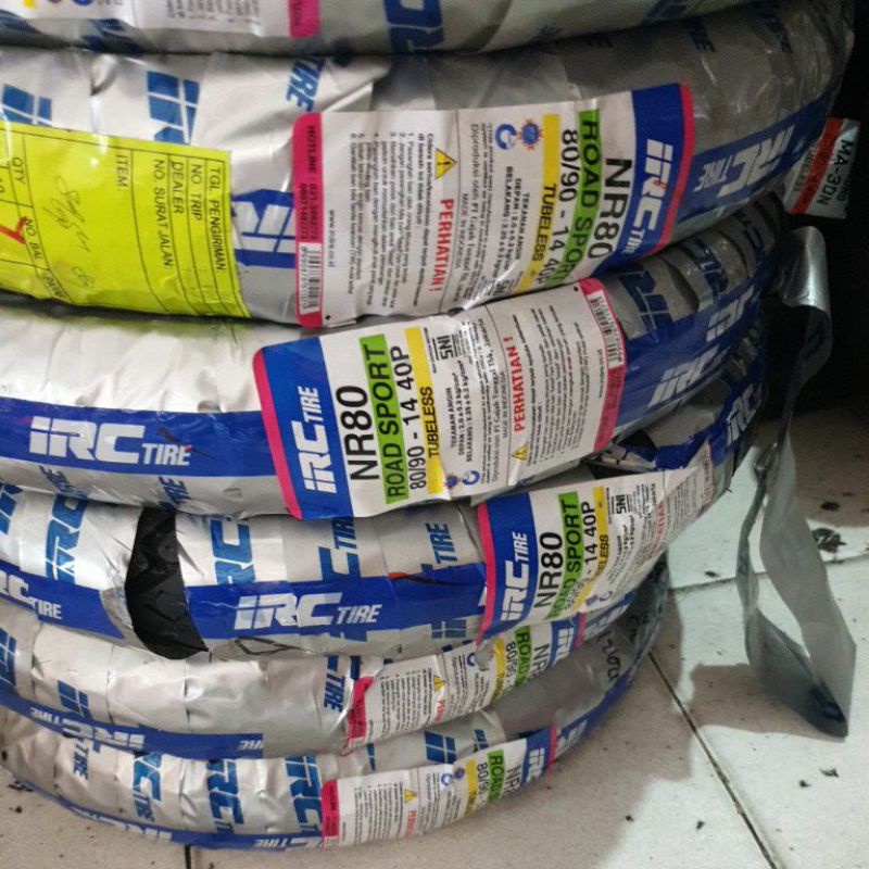 Jual ban luar irc tubeless 80/90-14 nr80 | Shopee Indonesia