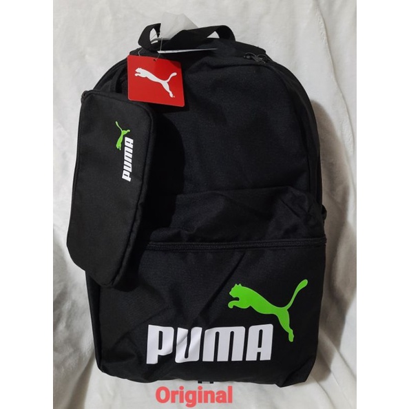 Jual Puma Phase Backpack Set/ Puma Original/Puma WHI/Tas Puma set ...