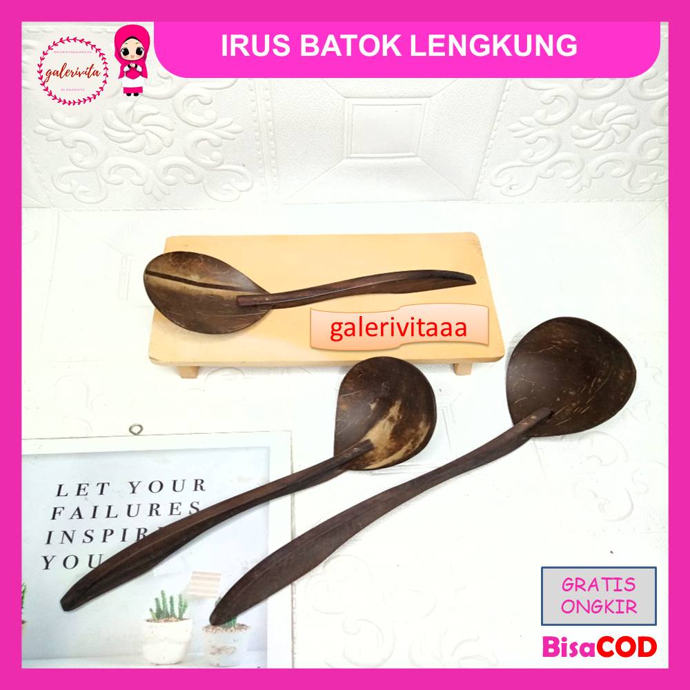 Jual Irus Kayu / Irus Sayur Kayu / Irus Batok Ganggang Kayu | Shopee ...