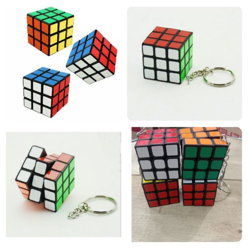 Jual GK GANTUNGAN KUNCI RUBIK / MAINAN RUBIK / 1 PCS | Shopee Indonesia