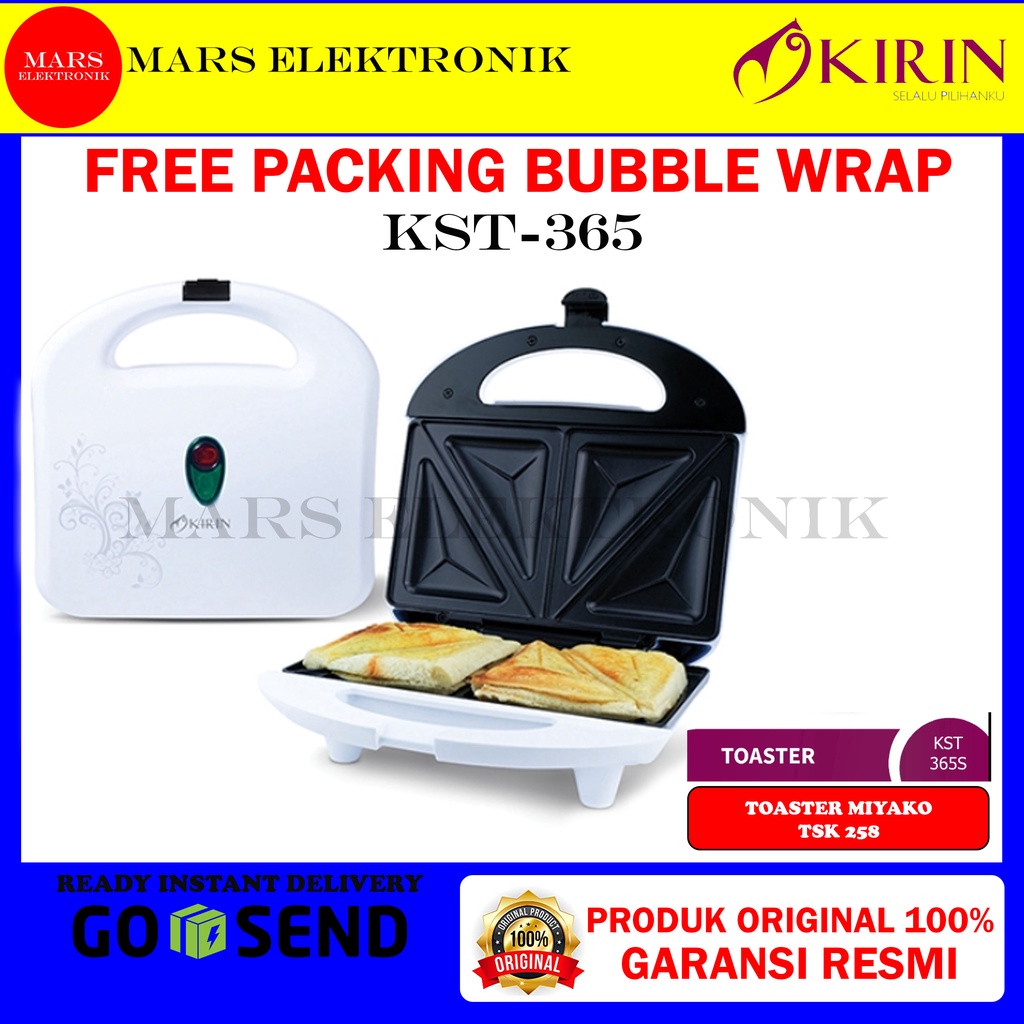 Jual TOASTER KIRIN KST-365 / PEMANGGANG ROTI KIRIN / KST 365 / READY ...