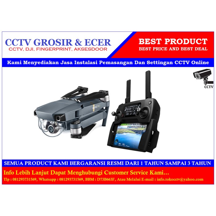 Jual DRONE MAVIC PRO PAKET COMBO GARANSI RESMI DJI Murah | Shopee Indonesia