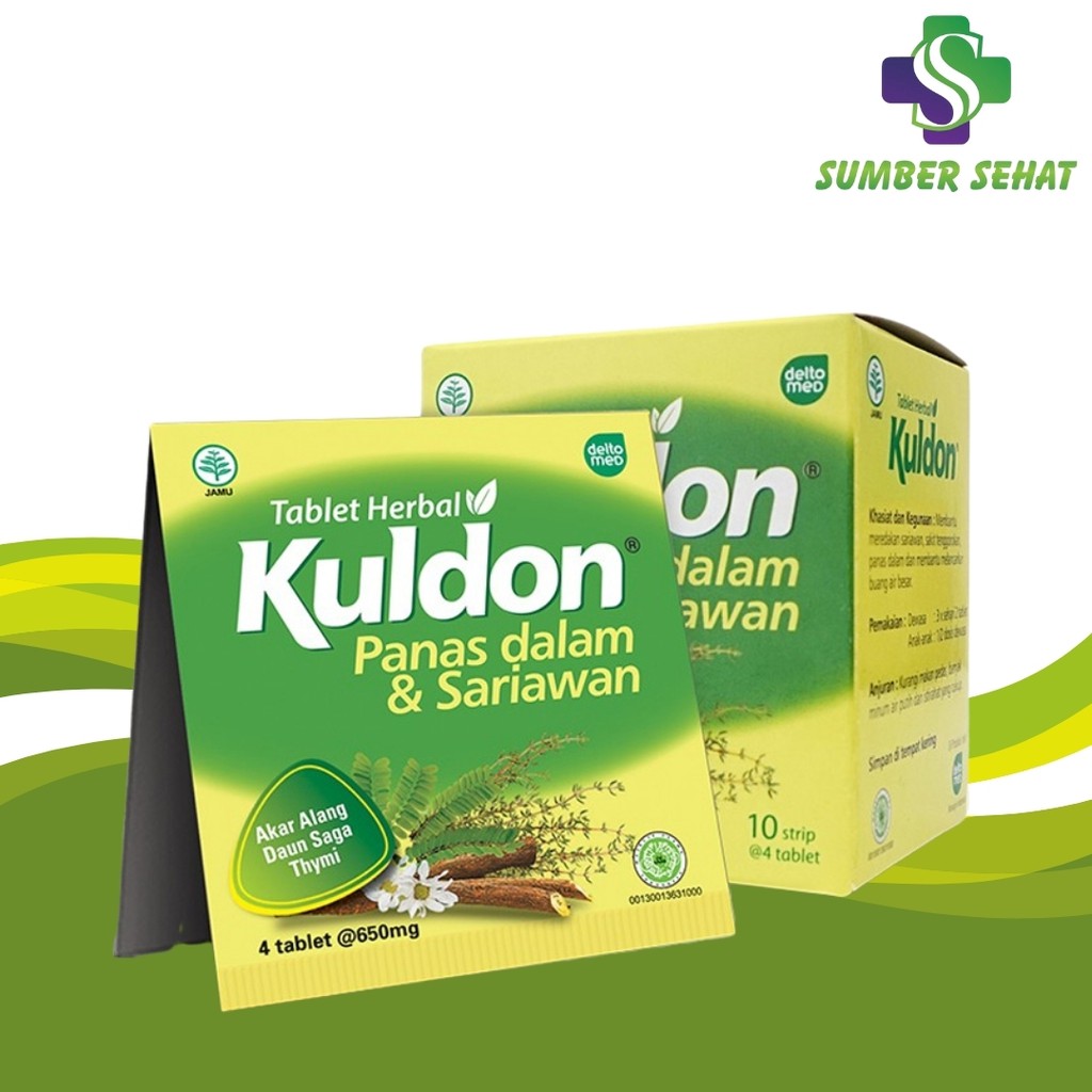 Jual KULDON SARIAWAN BOX 40 TABLET | Shopee Indonesia