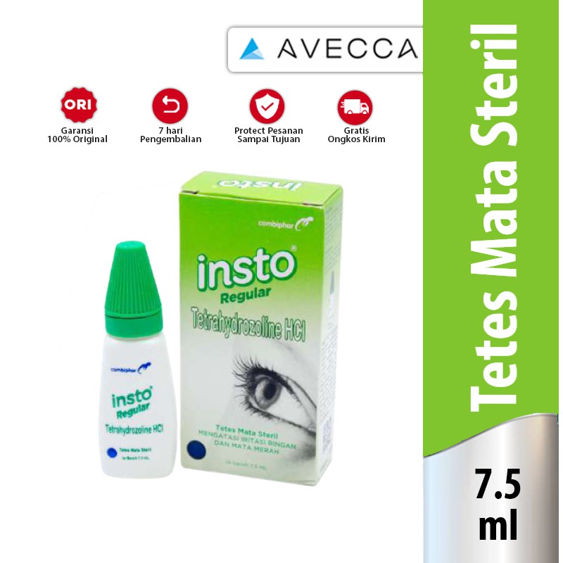 Jual Insto Reguler Eye Drops 7.5 ml / Tetes Mata / Mata Merah / Iritasi ...