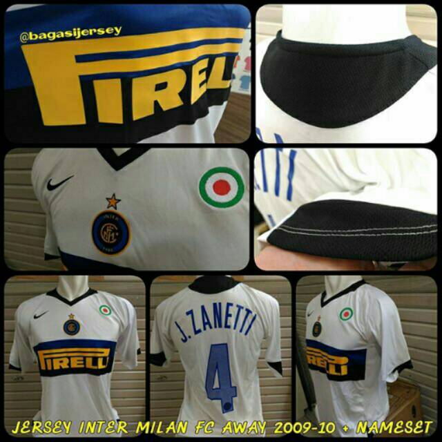 Jual Jersey Baju Bola Kit Inter Si ular La Beneamata Retro Away Tandang ...
