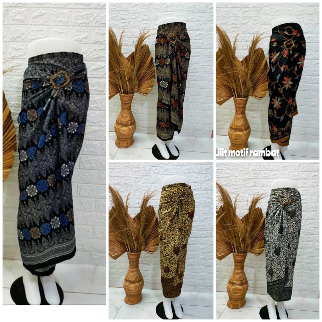 Jual SELLYshope ROK BATIK LILIT BAHAN PRADA FOIL PREMIUM (REAL PICT ...