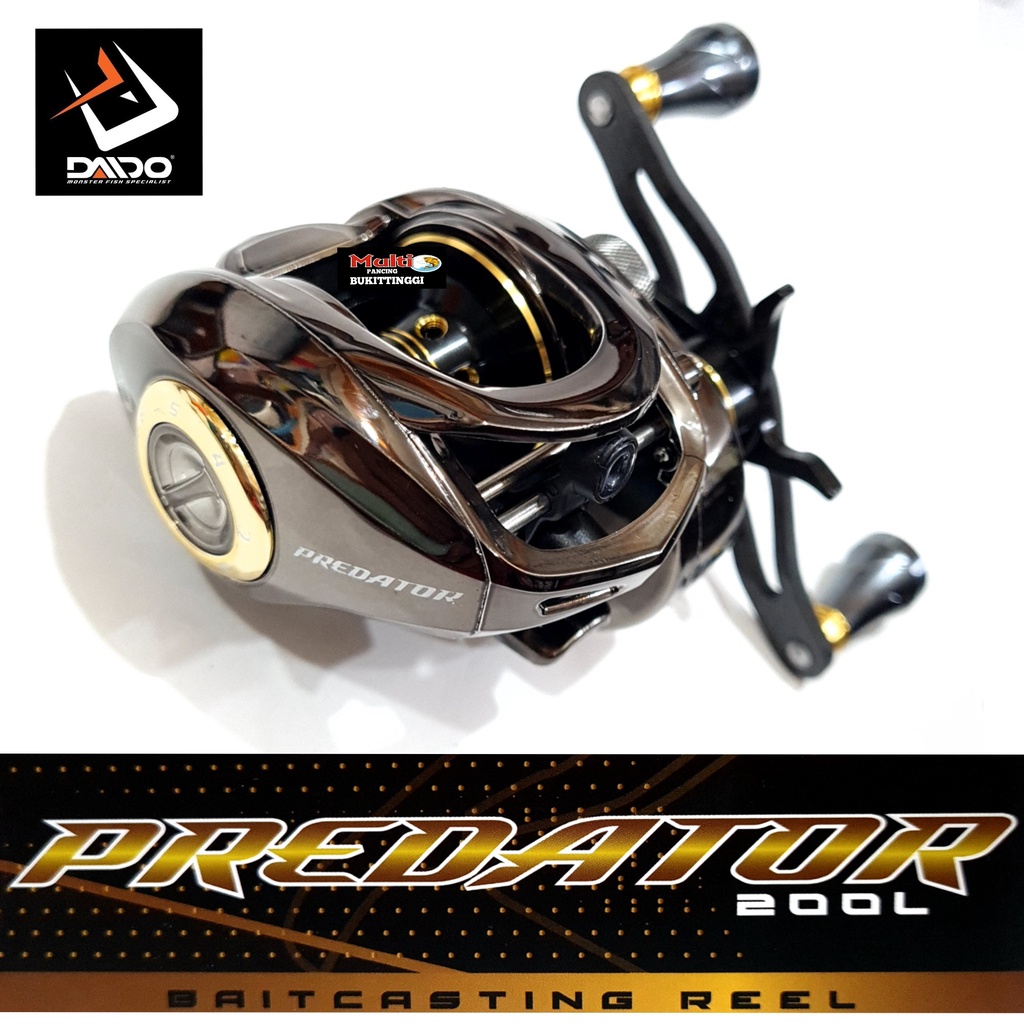 Jual reel BC predator 200L / reel BC predator SW carbon 200 L | Shopee ...