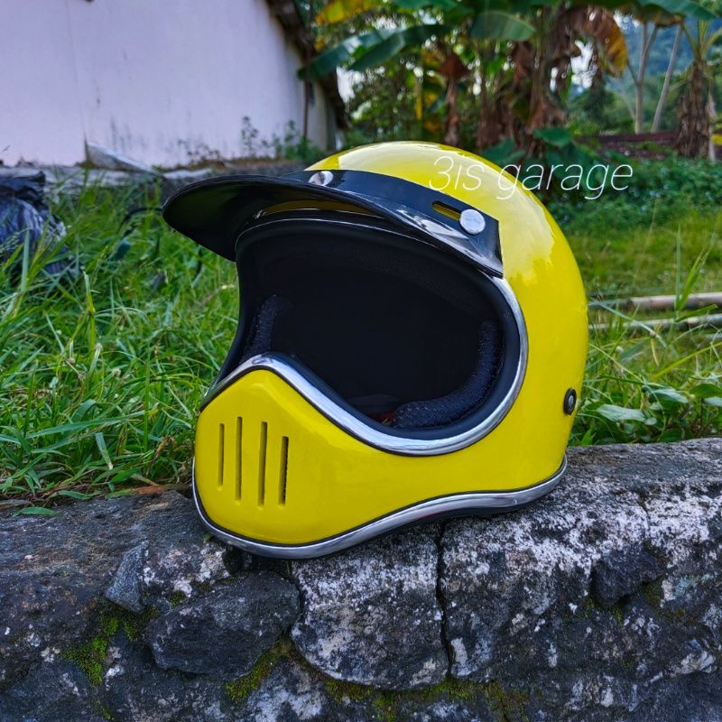 Jual HELM MODEL CAKIL WARNA HITAM DOFF FULL FACE | Shopee Indonesia