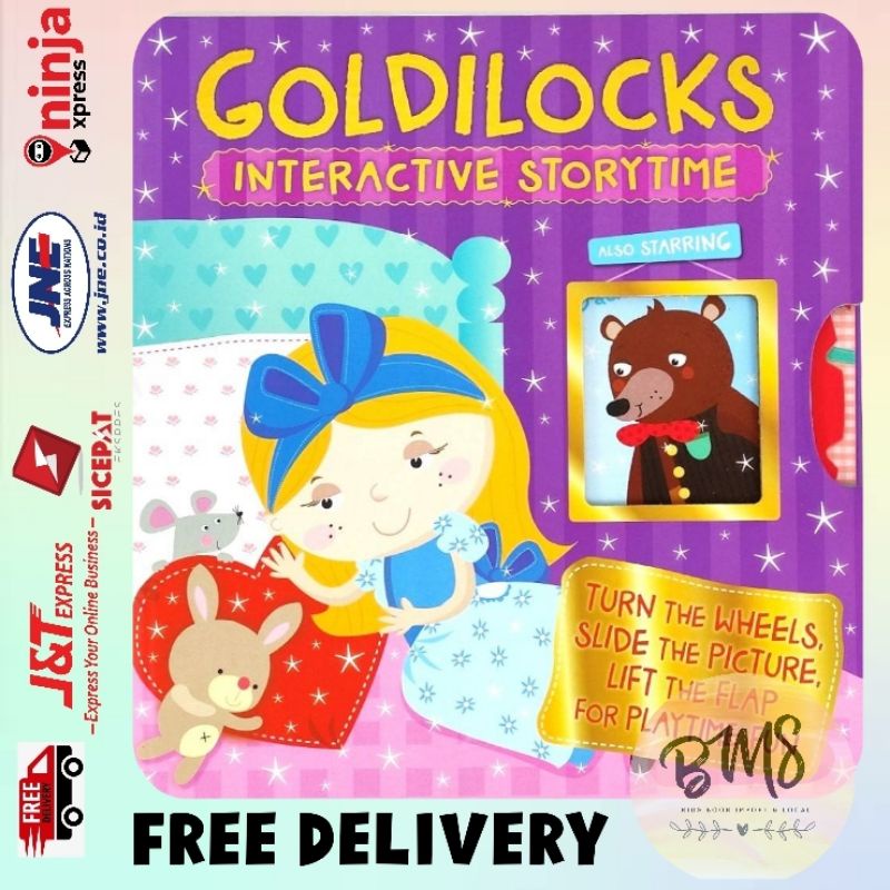 Jual GOLDILOCKS Interactive Storytime Board Books (turn the wheels ...