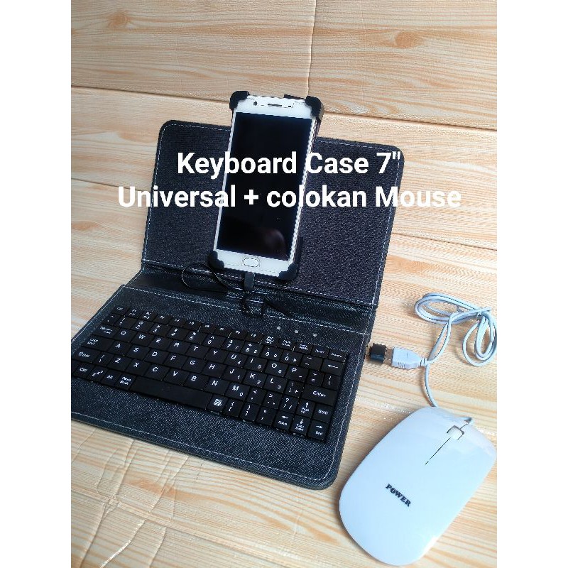 Jual Keyboard Tablet Smartphone 7inch Universal Dengan Colokan Mouse ...