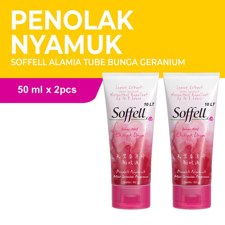 Jual Soffell Alamia Tube Bunga Geranium 50 g x 2 | Shopee Indonesia