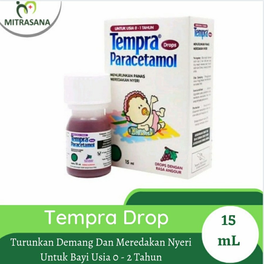 Jual Tempra Drop Isi 15 mL Untuk Bayi Usia 0 - 2 Tahun | Shopee Indonesia