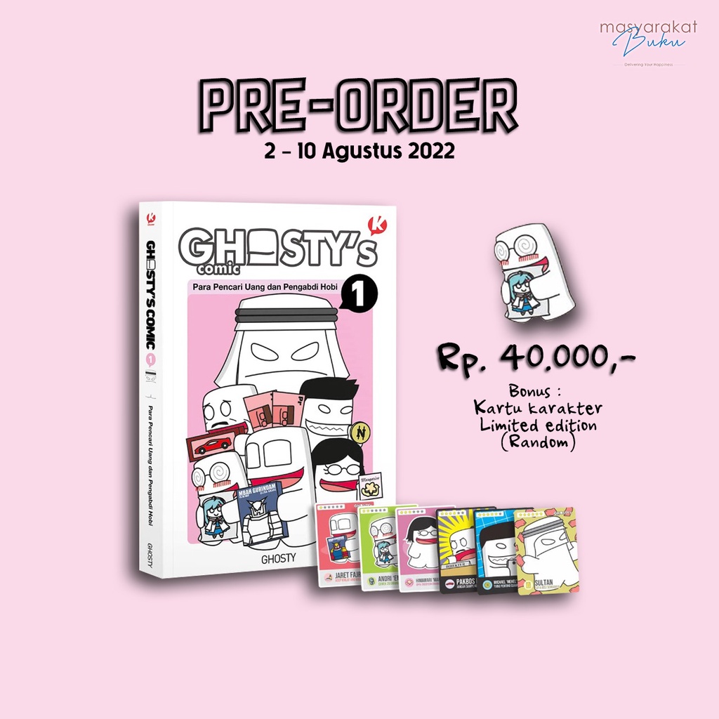 Jual PRE ORDER 2-10 AGUSTUS 2022 GHOSTY COMIC | Shopee Indonesia