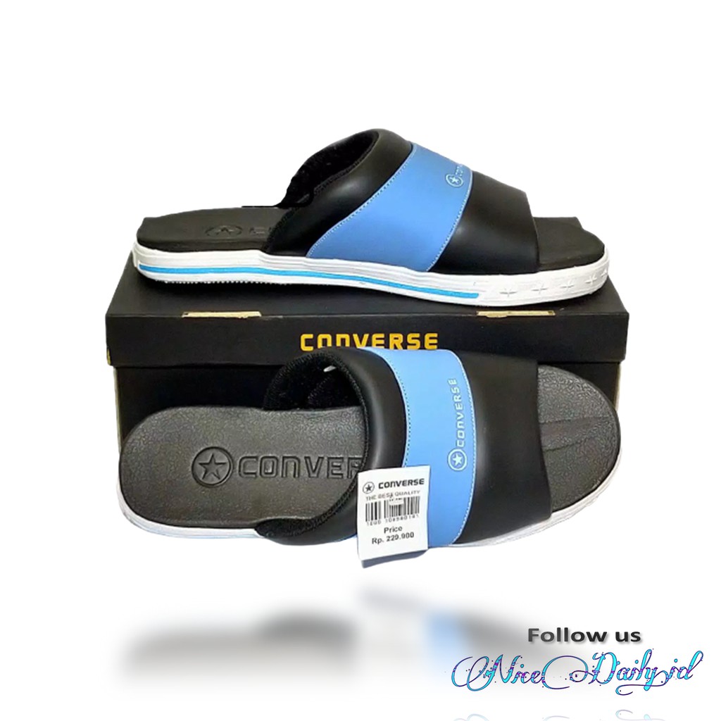 Jual Sendal Slide Pria Casual Sporty Premium Slippers Kulit Sintetis ...