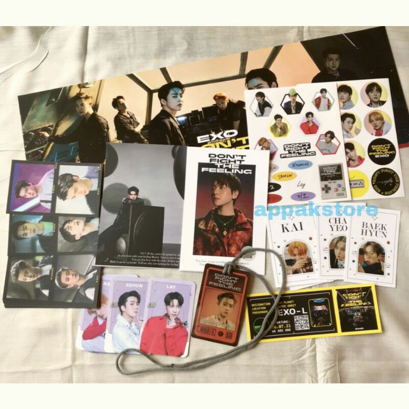 Jual Exo Don't Fight The Feeling DFTF Obsession Fankit | Shopee Indonesia