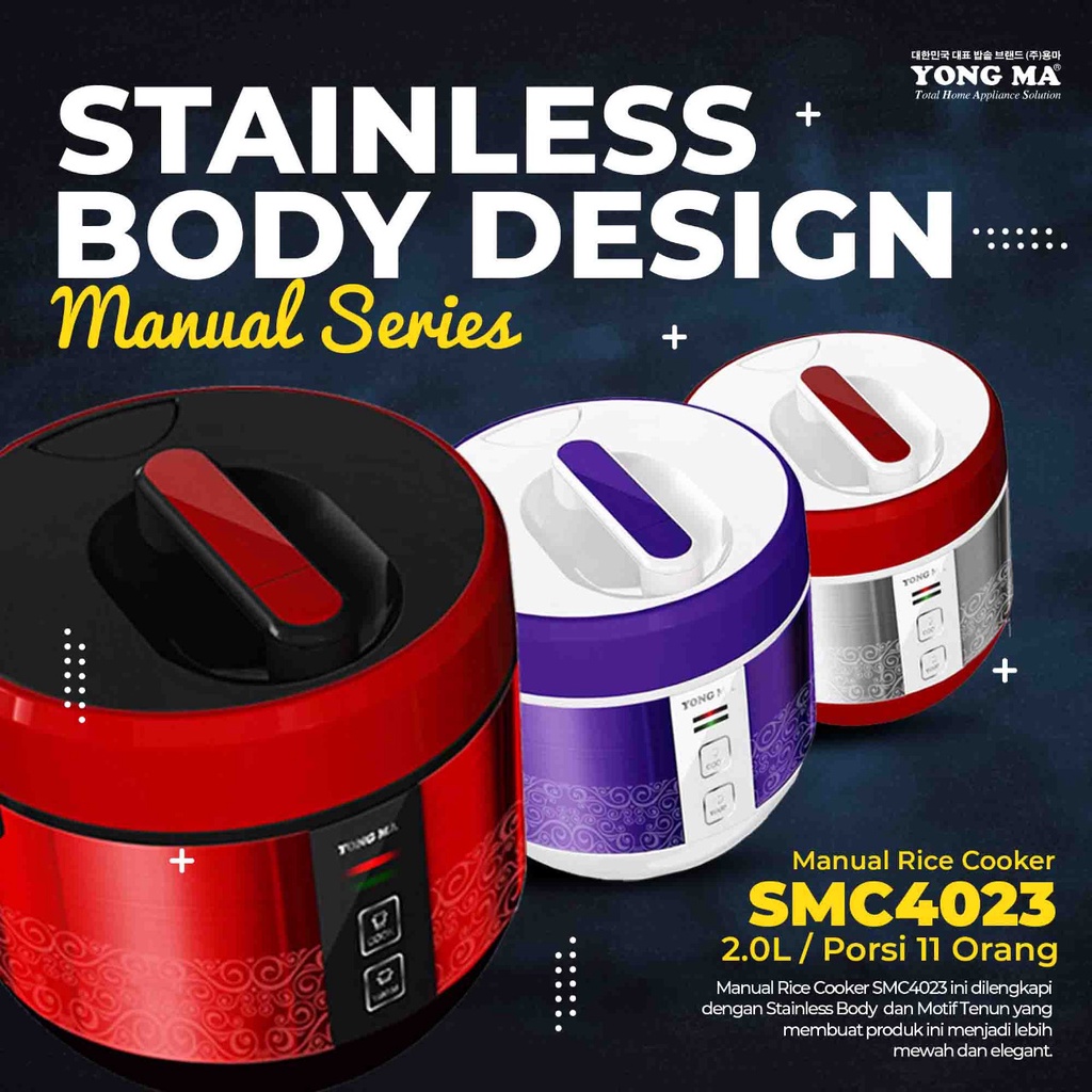 Jual Rice Cooker Magic Com Yong Ma YongMa SMC-4023 / SMC 4023 / SMC4023 ...