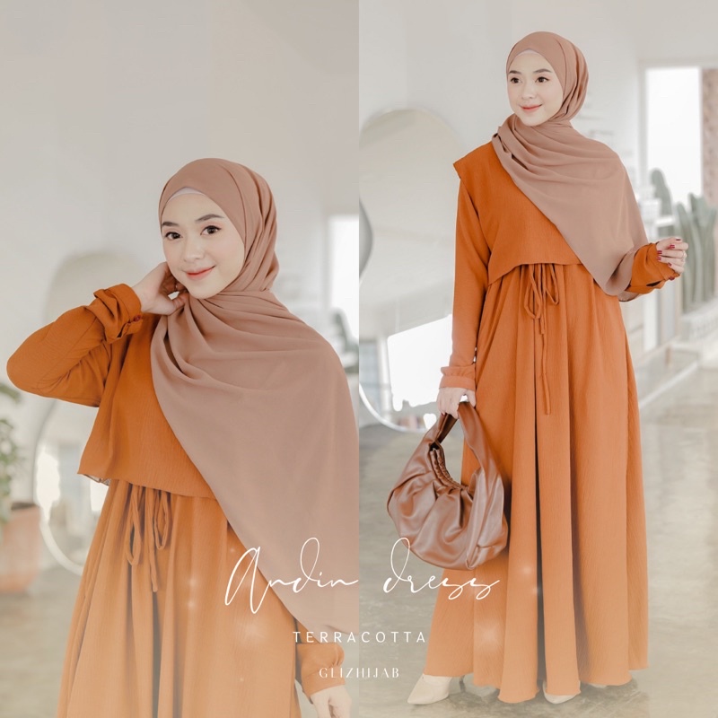 Jual GlizhHijab - Andin X Ria Ricis | Fashion Muslim Terbaru Gamis ...