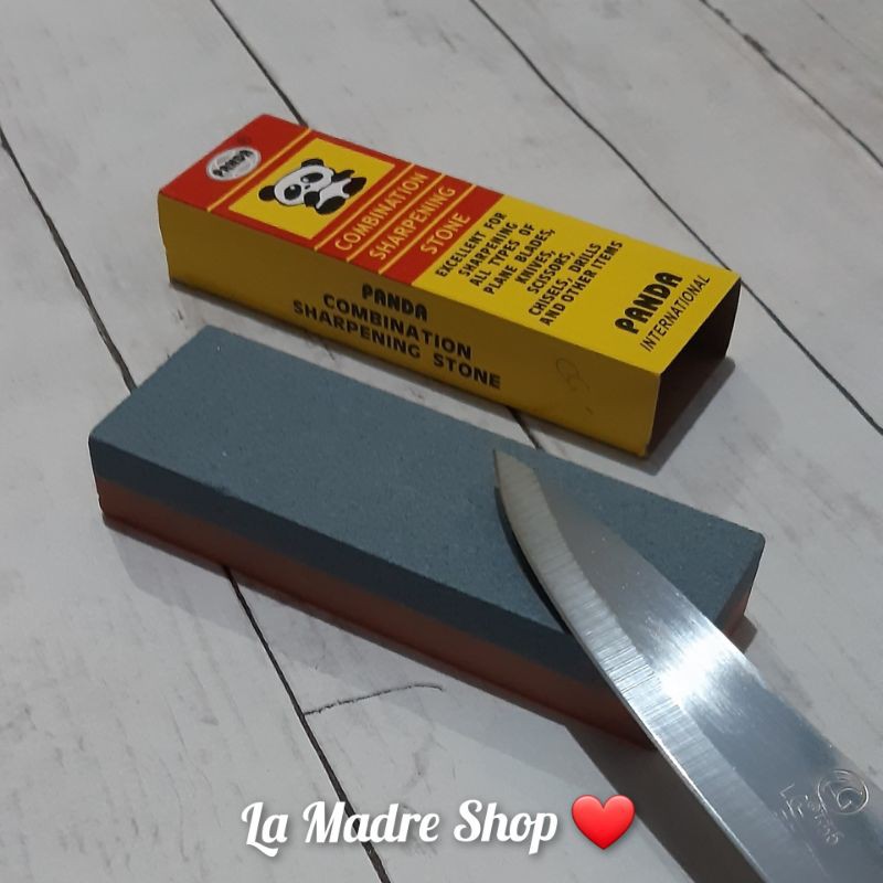 Jual BATU ASAH Asahan Pisau Gunting terdiri 2 sisi Kasar Halus Uk. 15 ...