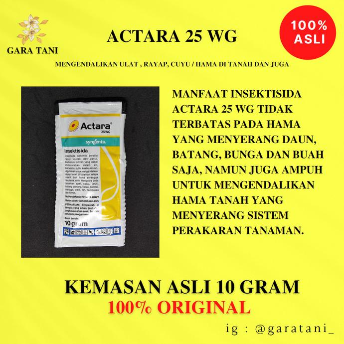 Jual +%+%+%] ACTARA 25 WG KEMASAN 10 GRAM | INSEKTISIDA UNTUK ...