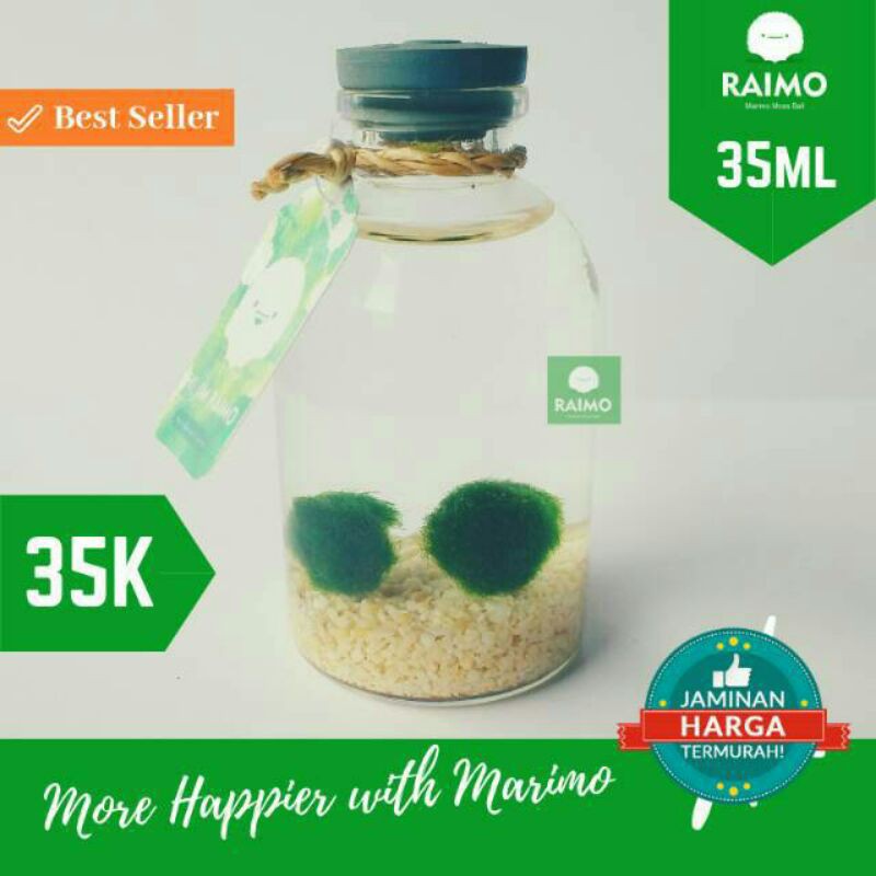 Jual Raimo Marimo Charm Bottle 35 ml Tutup Karet | Shopee Indonesia