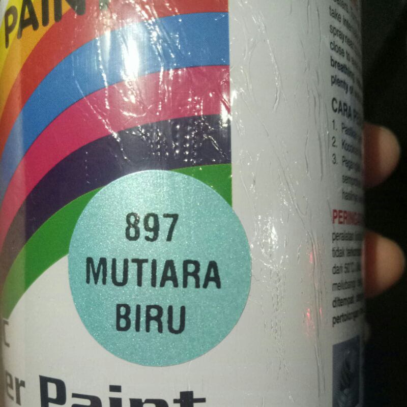 Jual cat semprot pilok pilox diton mutiara biru 897 300cc biru muda ...