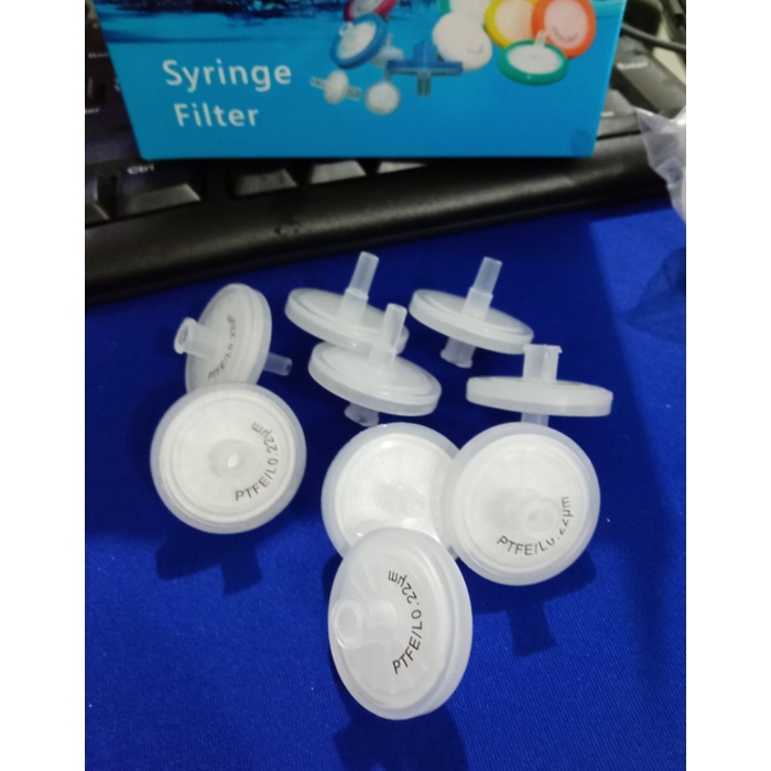 Jual Syringe Filter PTFE Hydrophilic 25 mm Pori 0.22 Um | Shopee Indonesia