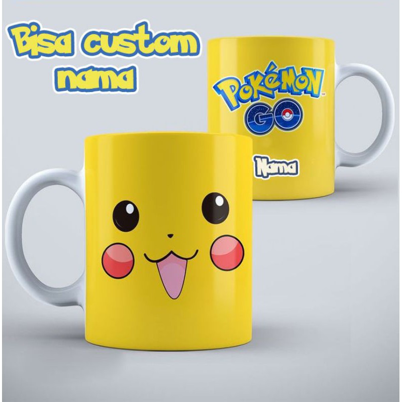 Jual Mug gelas cangkir custom pokemon go | Shopee Indonesia