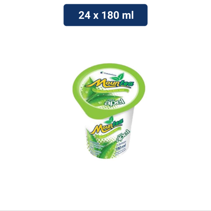 Jual Mountea Minuman Apel 24 x 180 mL | Shopee Indonesia