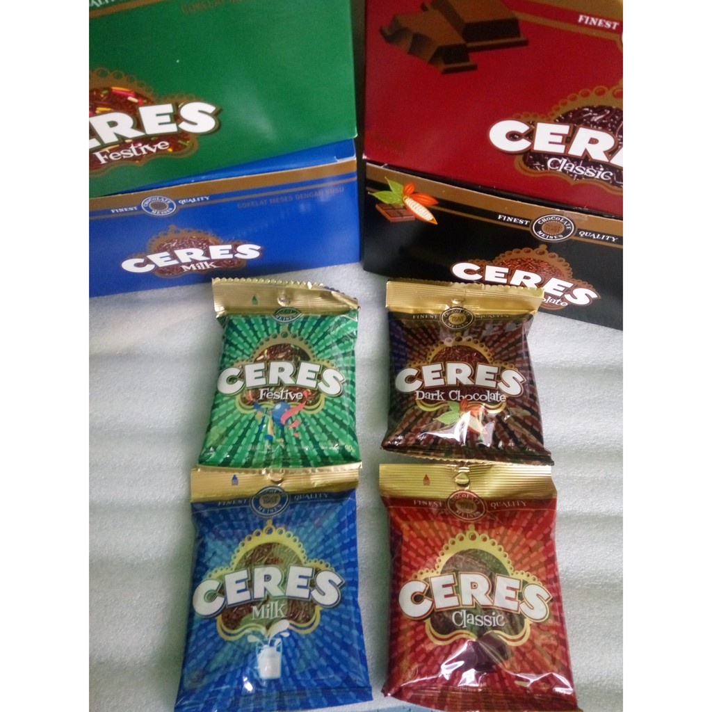 Jual ceres hagelslag rice choco 90 gram varian classic dan festive ...