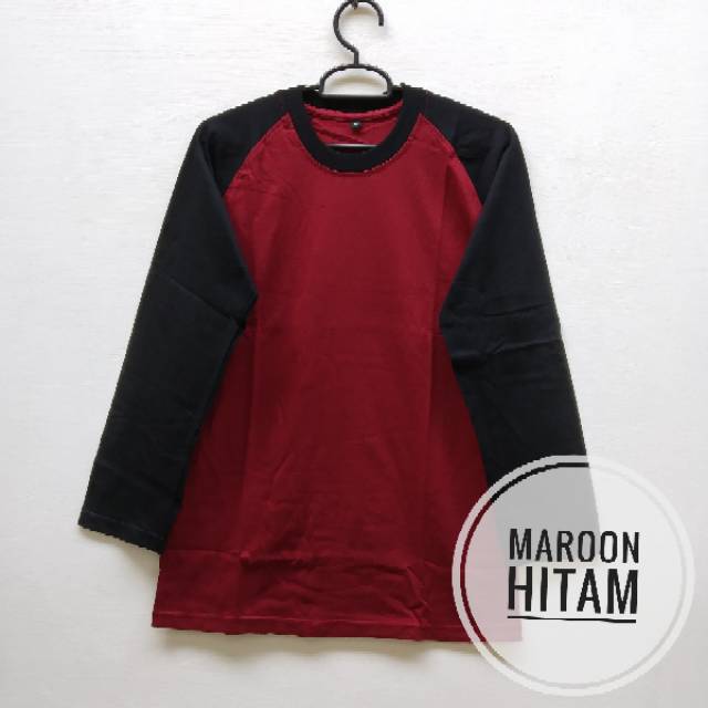 Jual MAROON HITAM/ REGLAN PANJANG | Shopee Indonesia