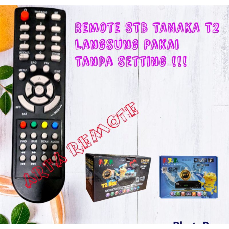 Jual Remote STB TANAKA T2 REMOTE SET TOP BOX | Shopee Indonesia