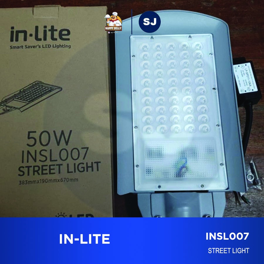 Jual Lampu LED PJU Street Light Jalan INLITE IP65 100W INSL007 Putih ...