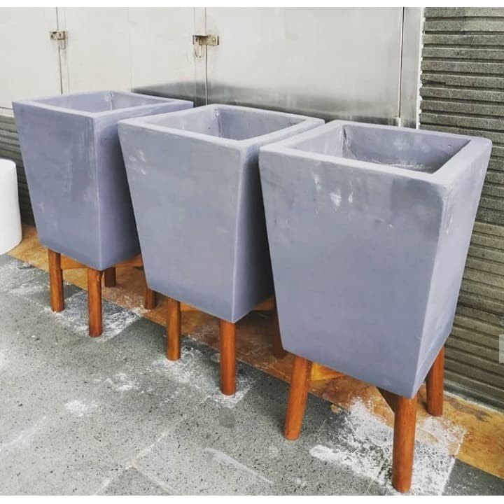 Jual Pot Piramida Standing Kayu | Shopee Indonesia