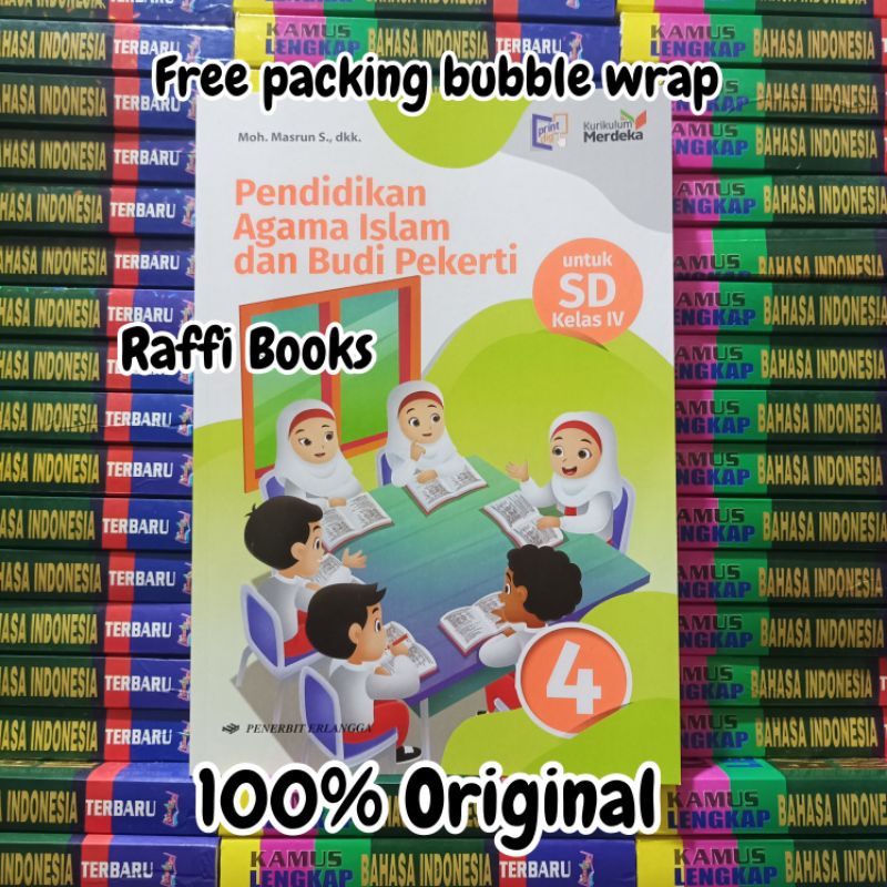 Jual Buku Pendidikan Agama Islam Untuk SD Kelas 4 Kurikulum Merdeka Erlangga | Shopee Indonesia