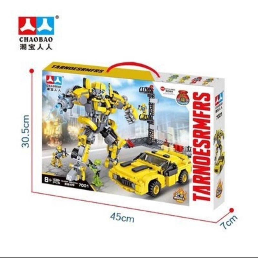 Jual Mainan Bricks Bumblebee Transformers - Block Robot 2in1 | Shopee ...