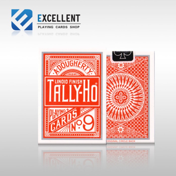 Jual Tally Ho Reverse Purple Orange Back Playing Card Import America ...