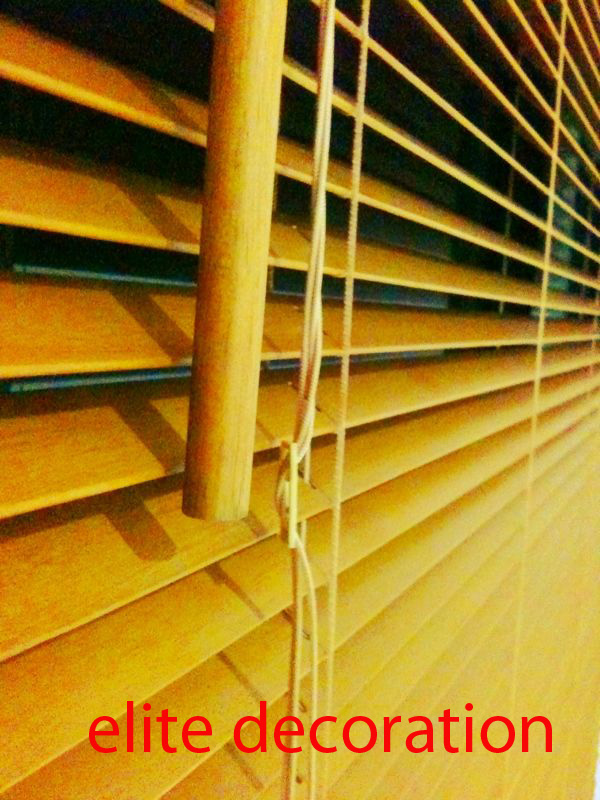 Jual TIRAI KREY KAYU | WOODEN BLIND MERK SHARP POINT | Shopee Indonesia