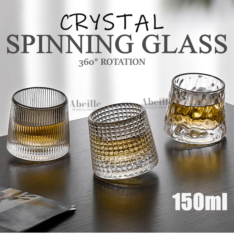 Jual GELAS MINUMAN PUTAR 360 CREATIVE CRYSTAL SPINNING ROTATING DRINK ...