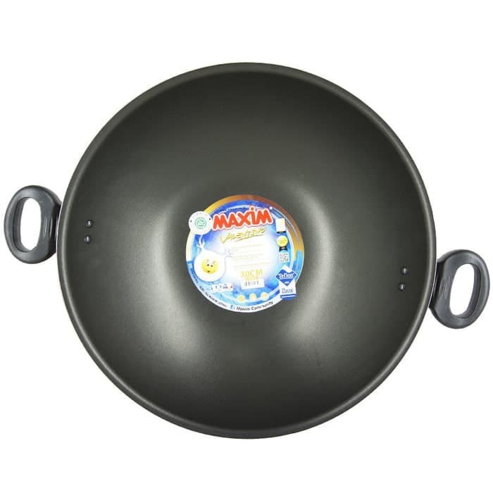 Jual Maxim Valentino Wok Teflon 30 cm (Penggorengan Besar) | Shopee ...