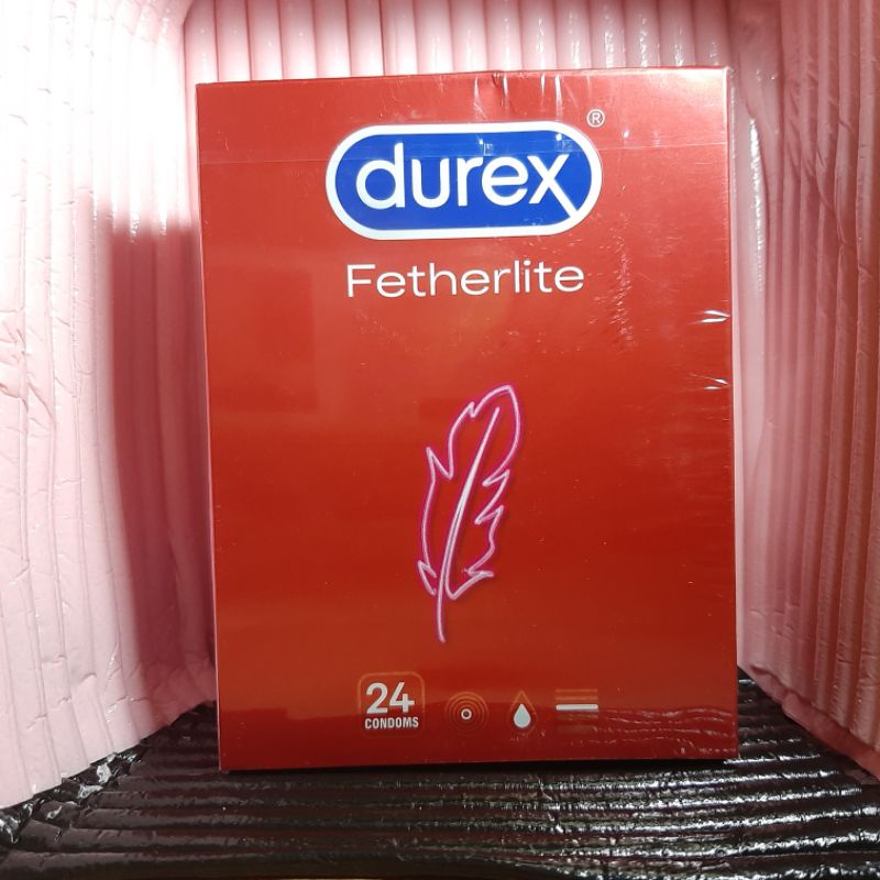 Jual Kondom Durex Fetherlite Box 24 Pcs Featherlite Transparan Tipis ...