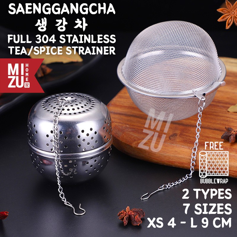 Jual MIZU SAENGGANGCHA Tea Infuser Ball Saringan Teh Rempah Spice ...