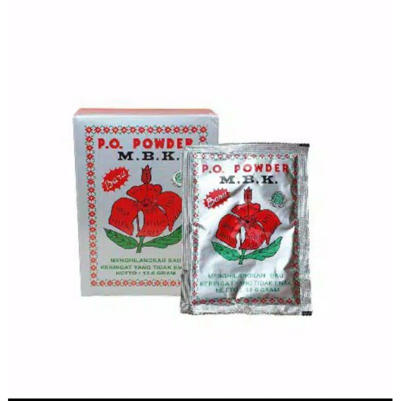 Jual Bedak MBK / MBK Powder Silver /MBK Powder Putih /1Box isi 12Pc ...