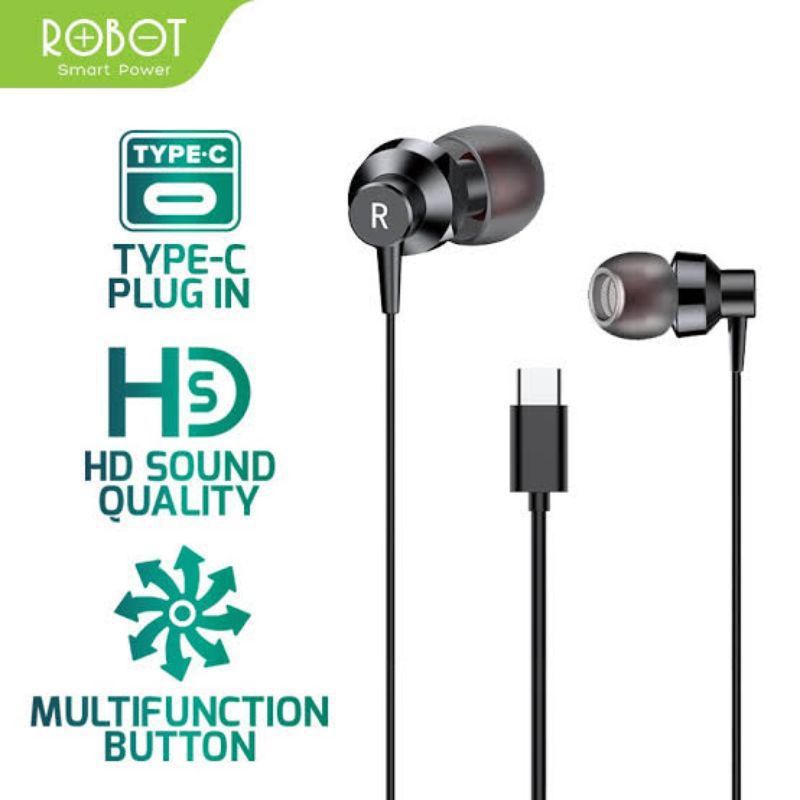 Jual Headset Earphone Robot RE240C RE-240C Tipe C Original Produk by ...