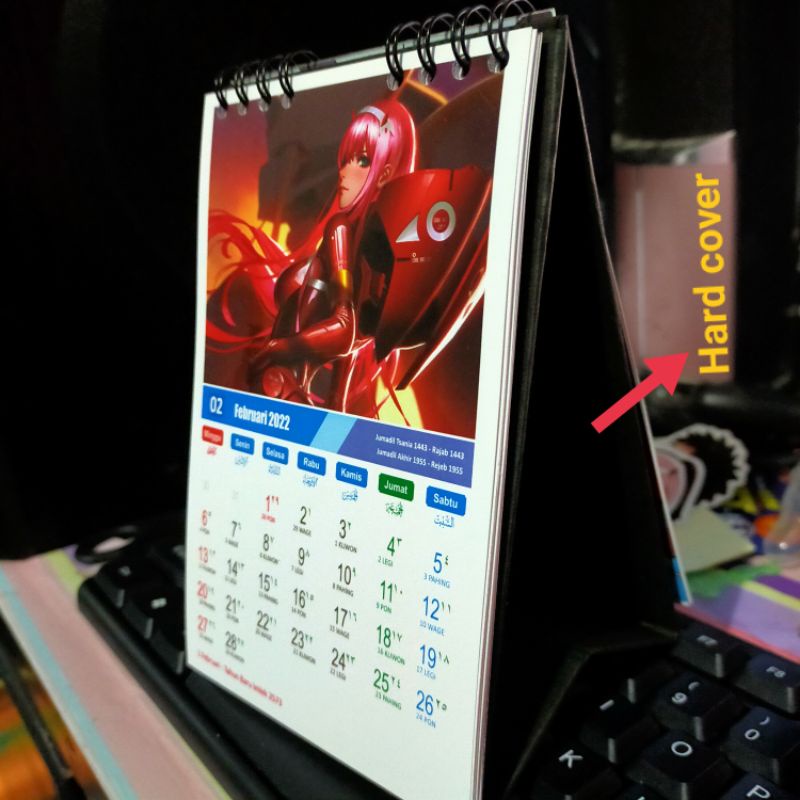 Jual Kalender anime 2024 zero two/kalender duduk/kalender meja | Shopee ...