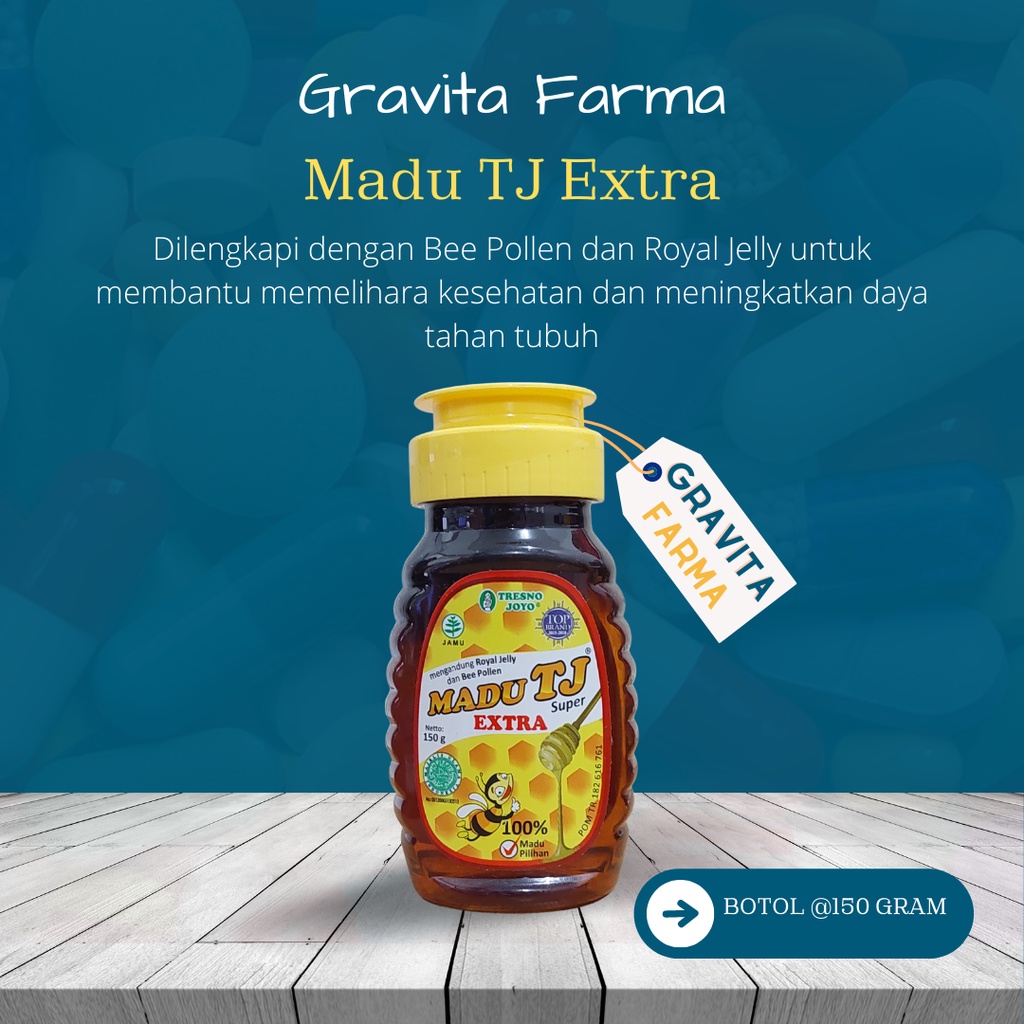 Jual Madu TJ Extra Super kemasan botol Tresno Joyo 150 gram | Shopee ...