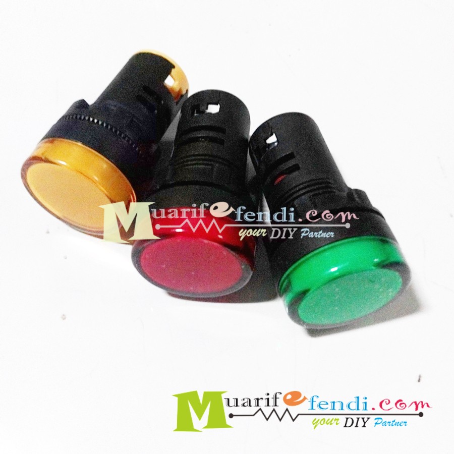 Jual LAMPU PILOT LAMP AC PANEL METER BULAT VOLTMETER DIGITAL 60-450 ...