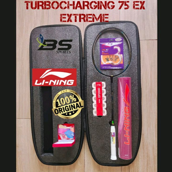 Jual RAKET BADMINTON LINING TURBOCHARGING 75 EX EXTREME 75EX EXTREME ...
