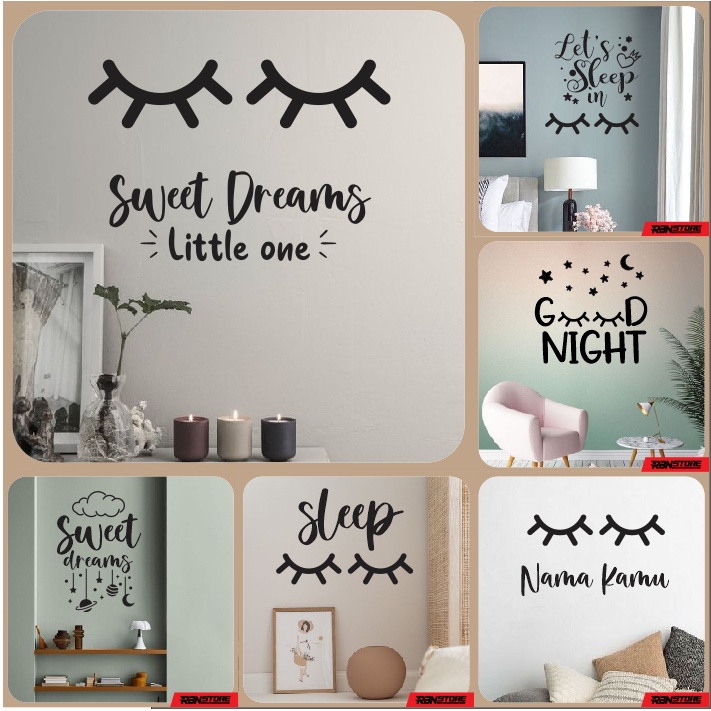 Jual TERLARIS - STIKER DINDING COCOK UNTUK DEKORASI KAMAR AESTHETIC ...